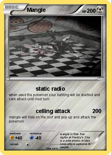 Pokémon Mangle 23 23 - static radio - My Pokemon Card