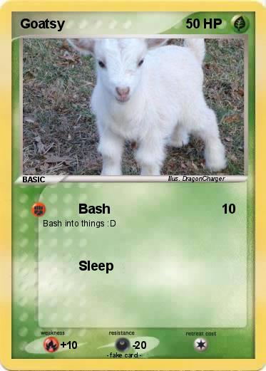 Pokémon Goatsy - Bash - My Pokemon Card