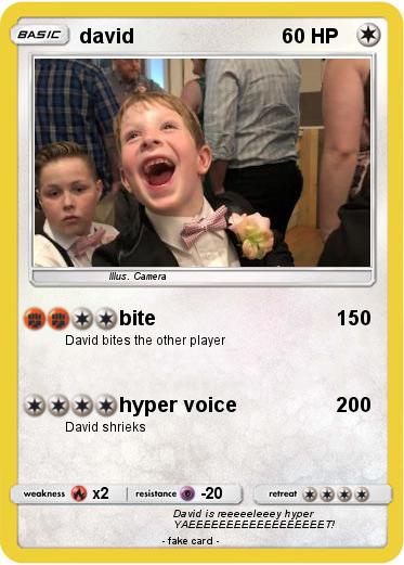 Pokémon david 1892 1892 - bite - My Pokemon Card