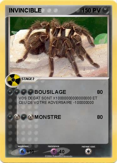 Pokémon INVINCIBLE 23 23 - BOUSILAGE - Ma carte Pokémon