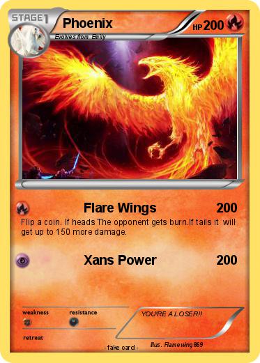 Pokémon Phoenix 924 924 - Flare Wings - My Pokemon Card