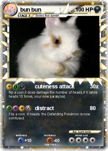 Pokémon bun bun 5 5 - cuteness attack - My Pokemon Card