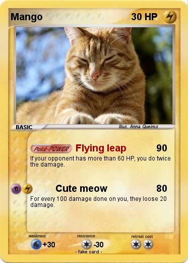 Pokémon Mango 76 76 - Flying leap - My Pokemon Card