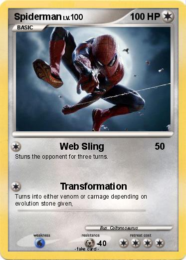 Pokémon Spiderman 485 485 - Web Sling - My Pokemon Card
