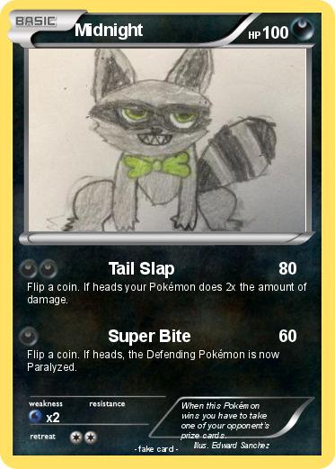 Pokémon Midnight 254 254 - Tail Slap - My Pokemon Card