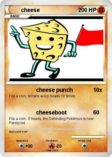 Pokémon cheese man 13 13 - cheese punch - My Pokemon Card
