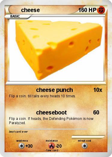Pokémon cheese 477 477 - cheese punch - My Pokemon Card