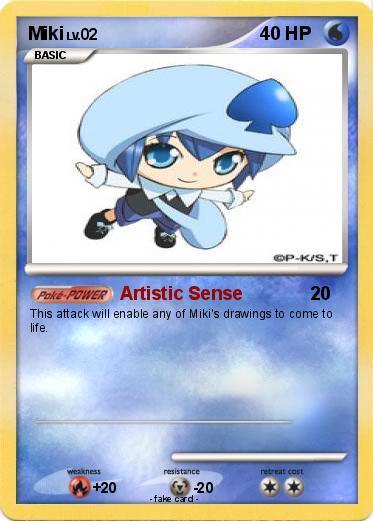 Pokémon Miki 29 29 - Artistic Sense - My Pokemon Card