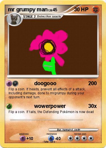Pokémon mr grumpy man - doogooo - My Pokemon Card