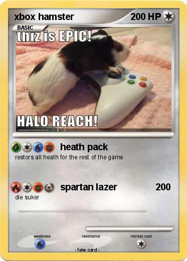 Pokémon xbox hamster - heath pack - My Pokemon Card