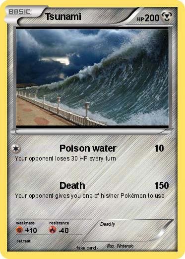 Pokémon Tsunami 265 265 - Poison water - My Pokemon Card