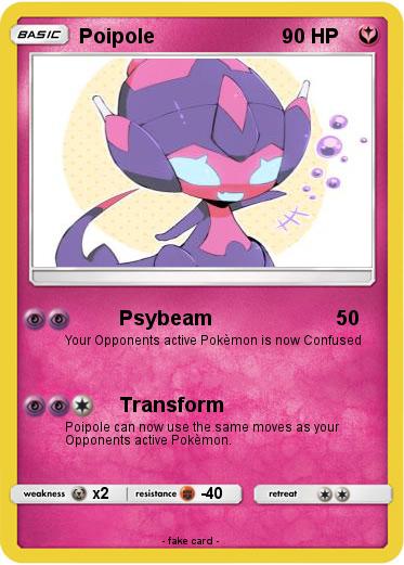 Pokémon Poipole 21 21 - Psybeam - My Pokemon Card