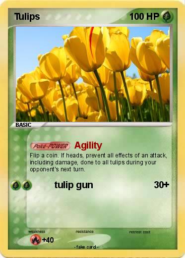 Pokémon Tulips 30 30 - Agility - My Pokemon Card