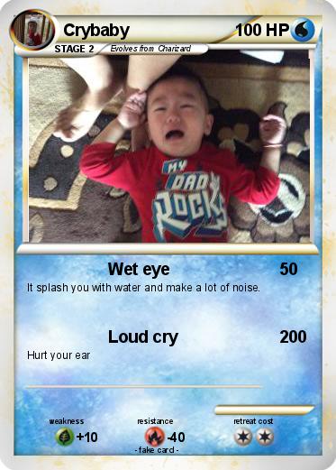 Pokémon Crybaby 28 28 - Wet eye - My Pokemon Card