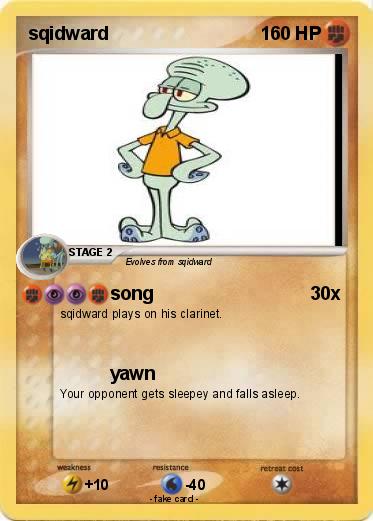Pokémon sqidward 3 3 - song - My Pokemon Card