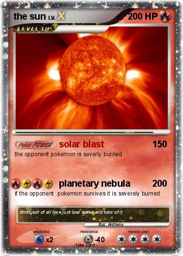 Pokémon the sun 25 25 - solar blast - My Pokemon Card