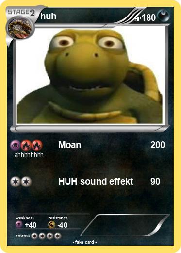Pokémon huh 50 50 - Moan - My Pokemon Card