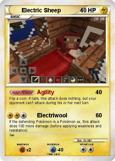 Pokémon Electric Sheep - Agility - My Pokemon Card