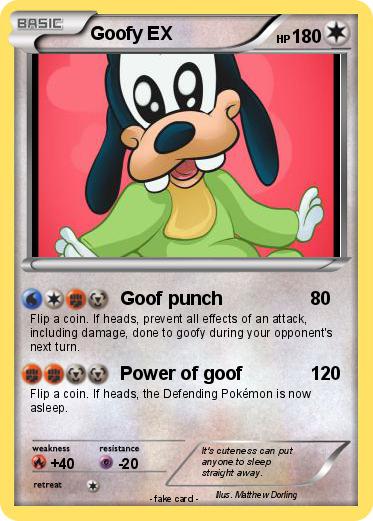 Pokémon Goofy EX - Goof punch - My Pokemon Card