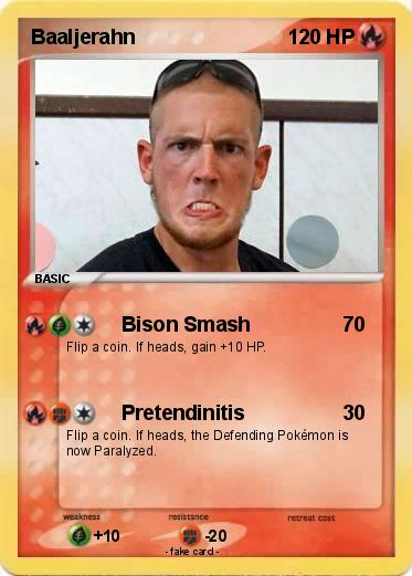 Pokémon Baaljerahn - Bison Smash - My Pokemon Card