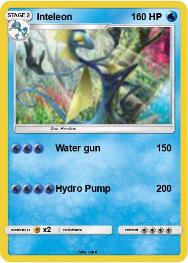 Pokémon Inteleon 36 36 - Water gun - My Pokemon Card