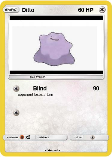 Pokémon Ditto 927 927 - Blind - My Pokemon Card