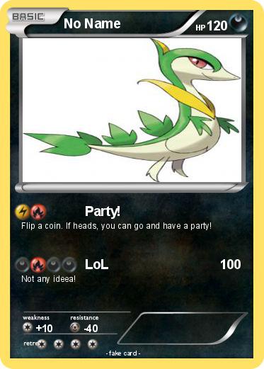 Pokémon No Name 590 590 - Party! - My Pokemon Card