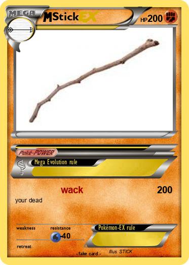 Pokémon Stick 607 607 - wack - My Pokemon Card