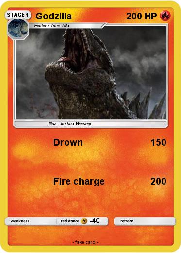 Pokémon Godzilla 2881 2881 - Drown - My Pokemon Card