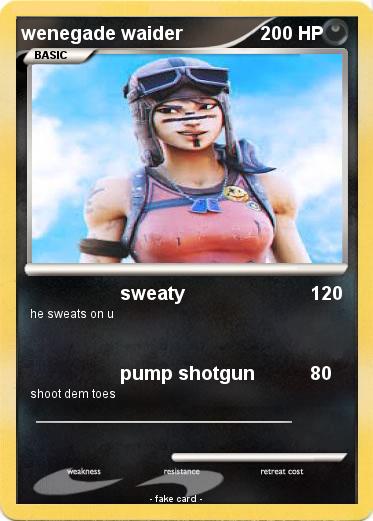 Pokémon wenegade waider 2 2 - sweaty - My Pokemon Card