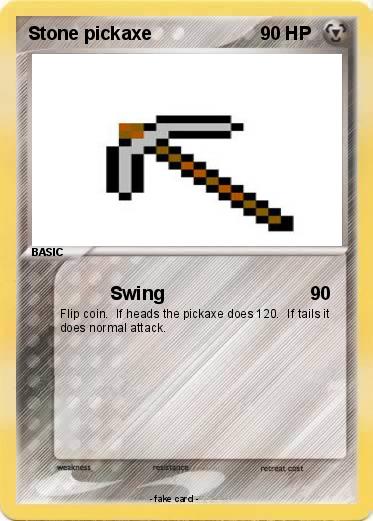 Pokémon Stone pickaxe 5 5 - Swing - My Pokemon Card