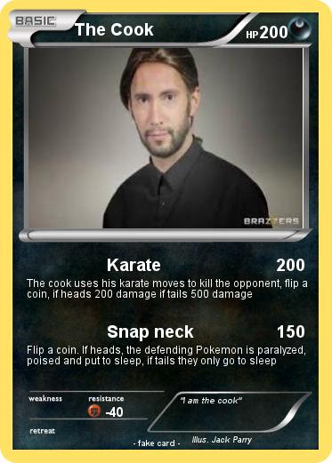 Pokémon The Cook 4 4 - Karate - My Pokemon Card