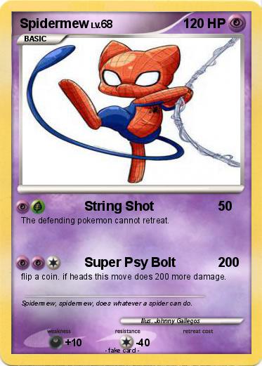 Pokémon Spidermew 1 1 - String Shot - My Pokemon Card