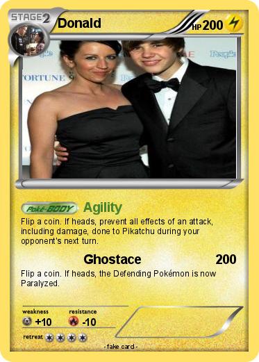Pokémon Donald 6447 6447 - Agility - My Pokemon Card