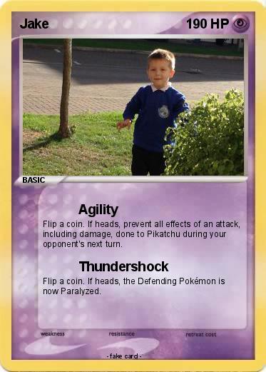 Pokémon Jake 1492 1492 - Agility - My Pokemon Card