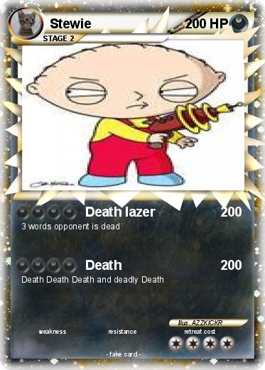 Pokémon Stewie 672 672 - Death lazer - My Pokemon Card