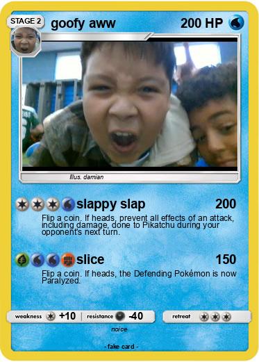 Pokémon goofy aww - slappy slap - My Pokemon Card