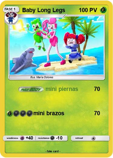Pokémon Baby Long Legs - mini piernas - Mi carta pokémon