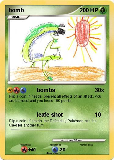 Pokémon bomb 188 188 - bombs - My Pokemon Card