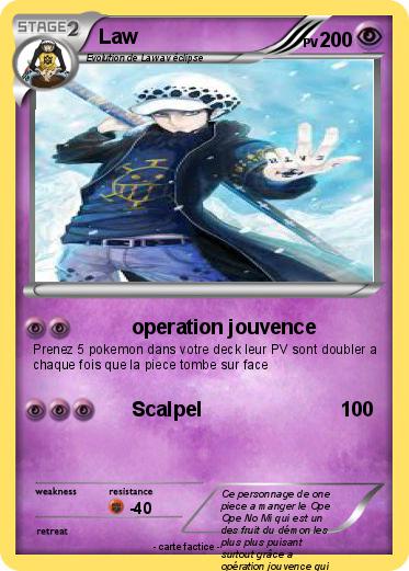 Pokémon Law 33 33 - operation jouvence - Ma carte Pokémon