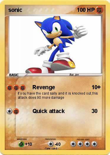 Pokémon sonic 8333 8333 - Revenge - My Pokemon Card