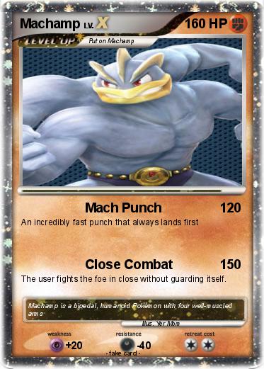 Pokémon Machamp 465 465 - Mach Punch - My Pokemon Card
