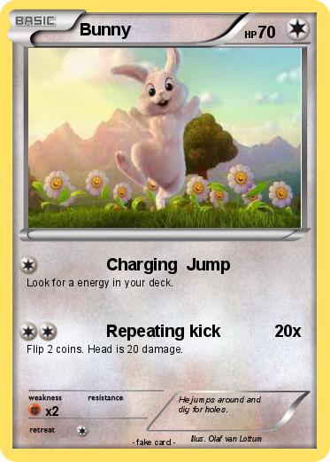 Pokémon Bunny 546 546 - Charging Jump - My Pokemon Card