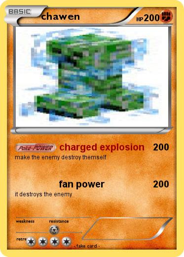 Pokémon chawen - charged explosion - My Pokemon Card
