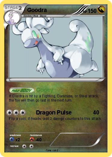 Pokémon Goodra 11 11 - Gooey - My Pokemon Card