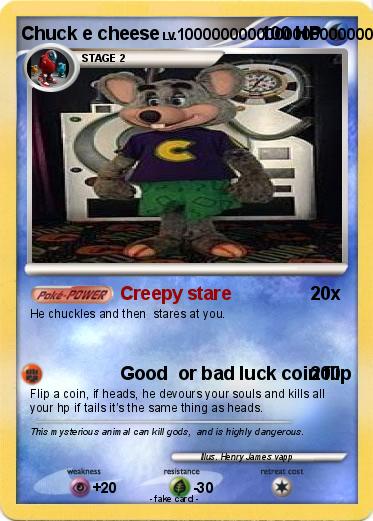 Pokémon Chuck e cheese 47 47 - Creepy stare - My Pokemon Card