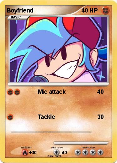 Pokémon Boyfriend 120 120 - Mic attack - My Pokemon Card