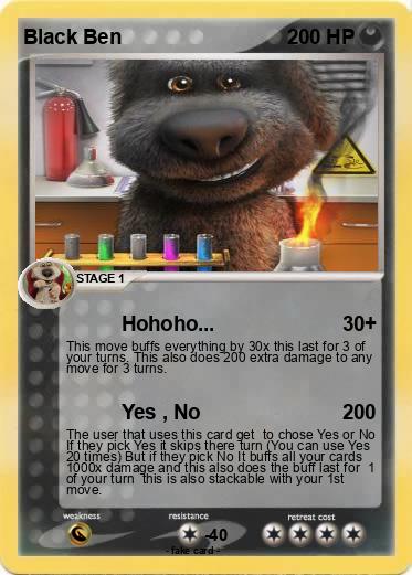 Pokémon Black Ben 1 1 - Hohoho... - My Pokemon Card