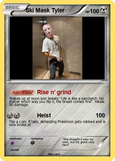 Pokémon Ski Mask Tyler - Rise n’ grind - My Pokemon Card