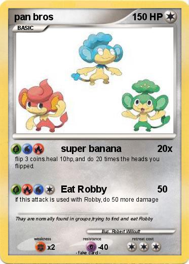Pokémon pan bros - super banana - My Pokemon Card